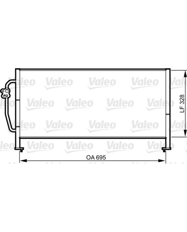 Kondensator Klimaanlage VALEO 814306 ️ Retromotion