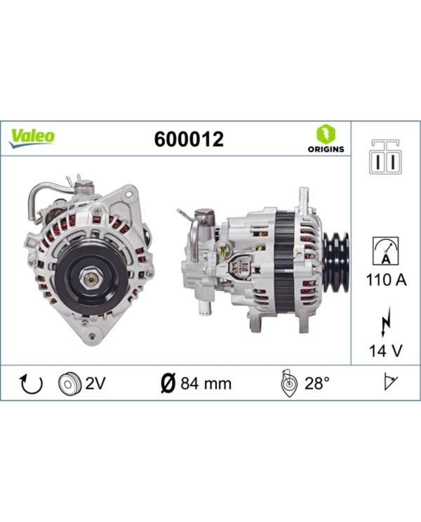 Generator VALEO 600012 für Hyundai H-1 Starex Porter ️ Retromotion