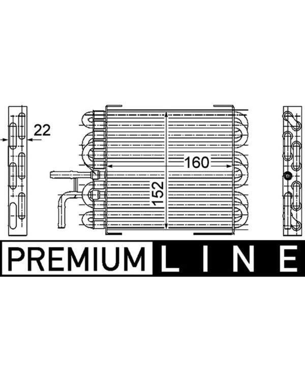 Kraftstoffkühler MAHLE CK 10 000P für Mercedes-Benz C ️ Retromotion