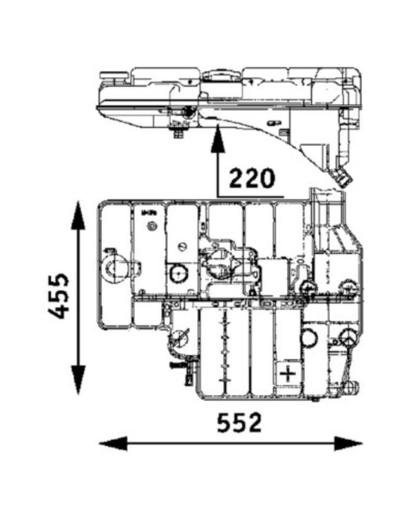 Ausgleichsbehälter Kühlmittel MAHLE CRT 37 000P ️ Retromotion